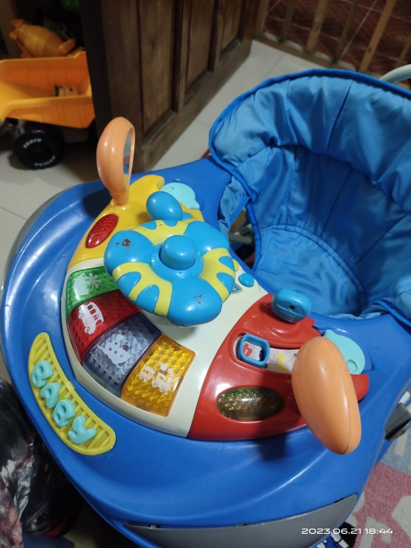 Apruva 2 in 1 walker and rocker with handle, Babies & Kids, Baby ...