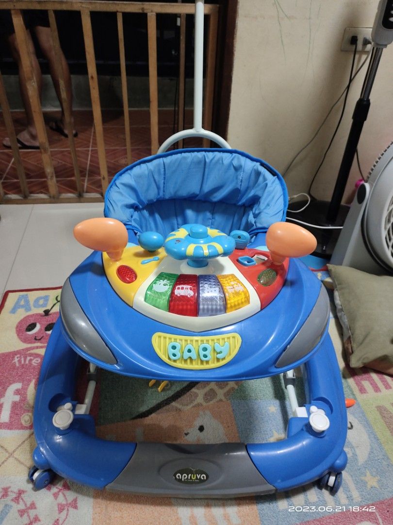 Apruva 2 in 1 walker and rocker with handle, Babies & Kids, Baby ...
