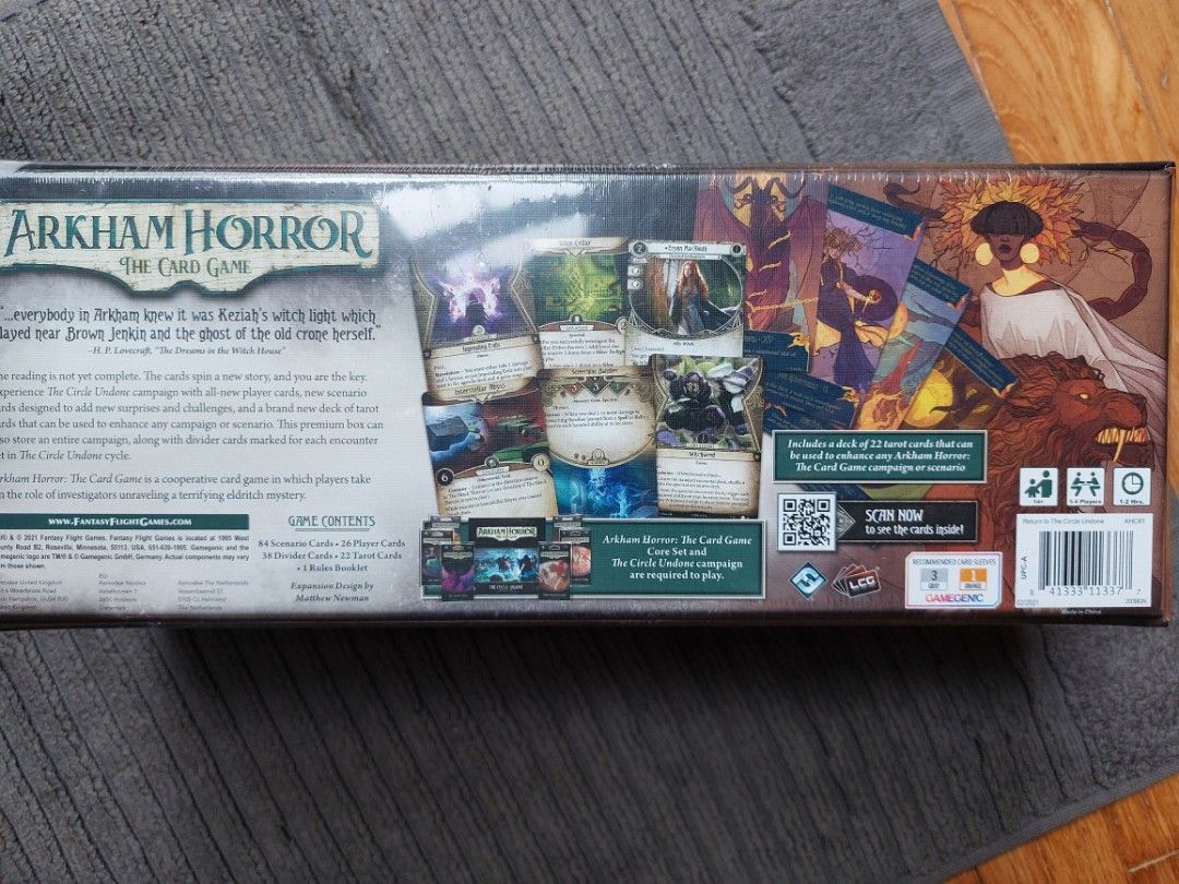 Arkham Horror the card game Return to the Circle Undone BNIS, Hobbies ...