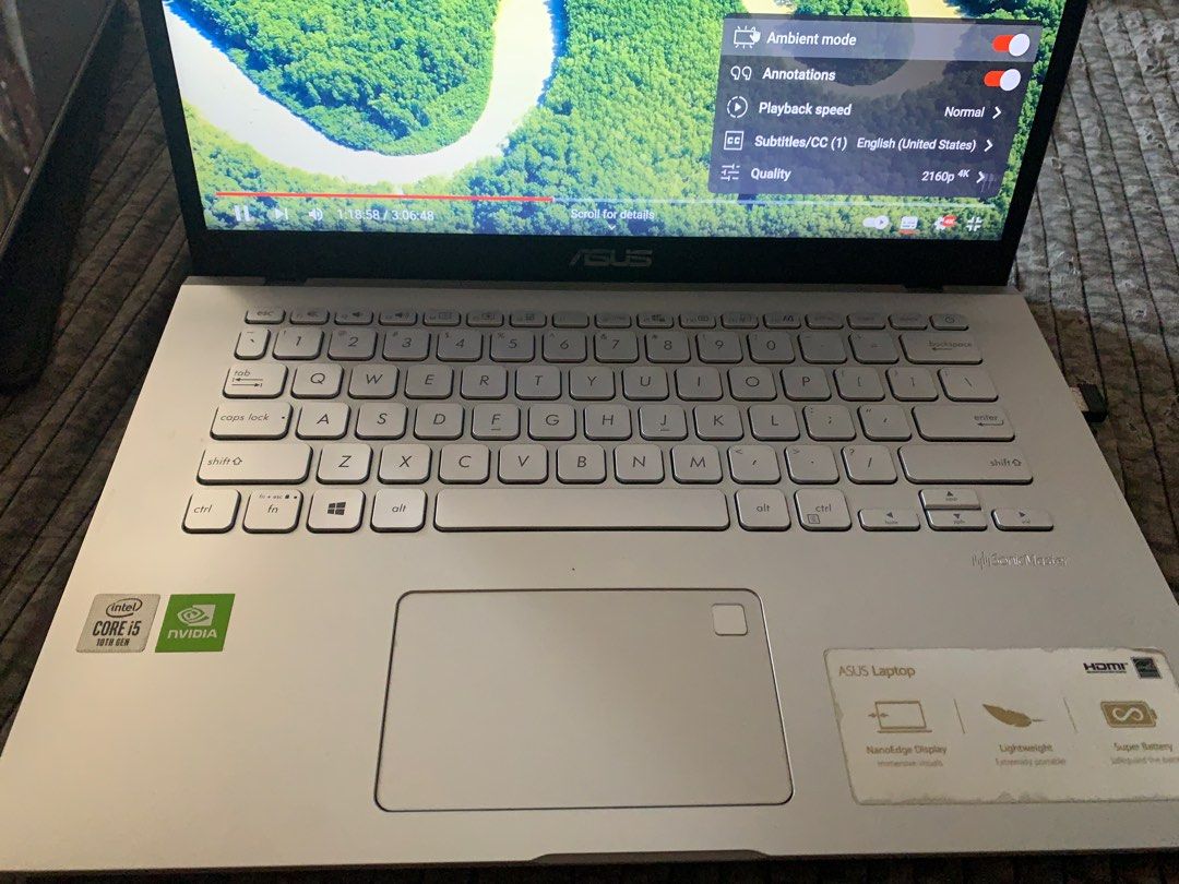 ASUS Laptop A409J /12GB Ram / core i5 10th gen/ NVDIA MX330 , Computers ...