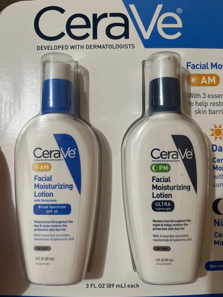 Authentic Cerave Moisturizing kit, Beauty & Personal Care, Face, Face ...