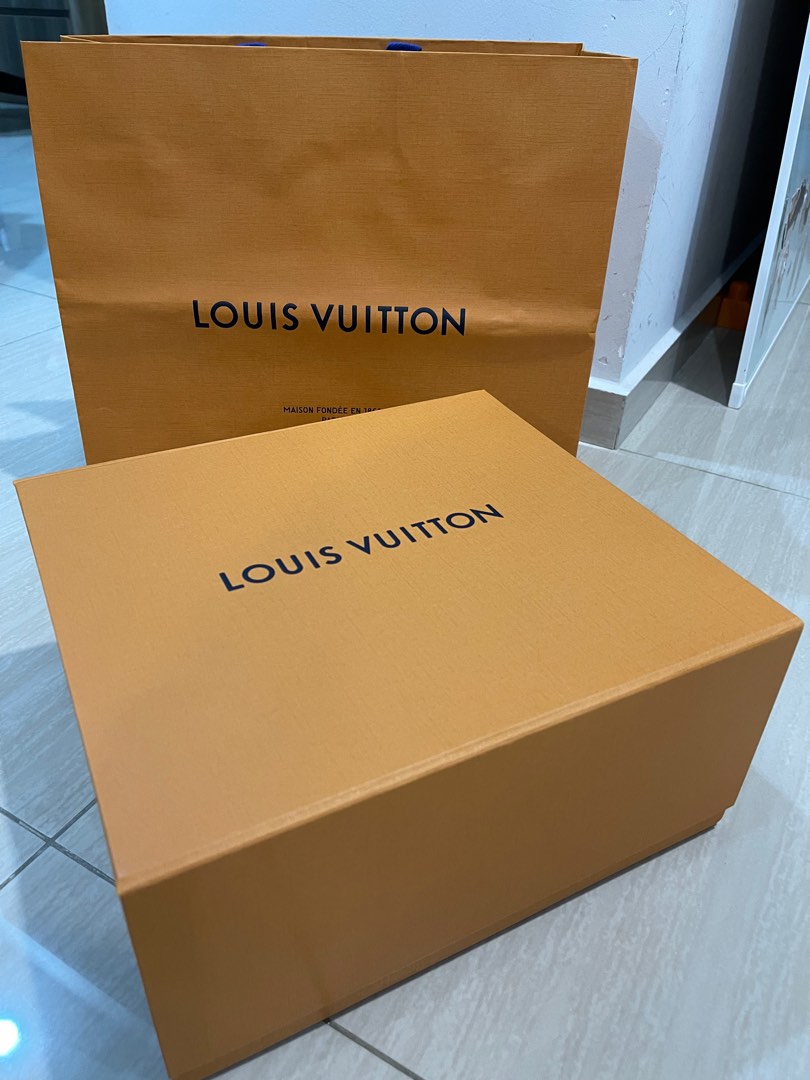 Authentic LV Box and Paper Bag, Luxury, Accessories on Carousell