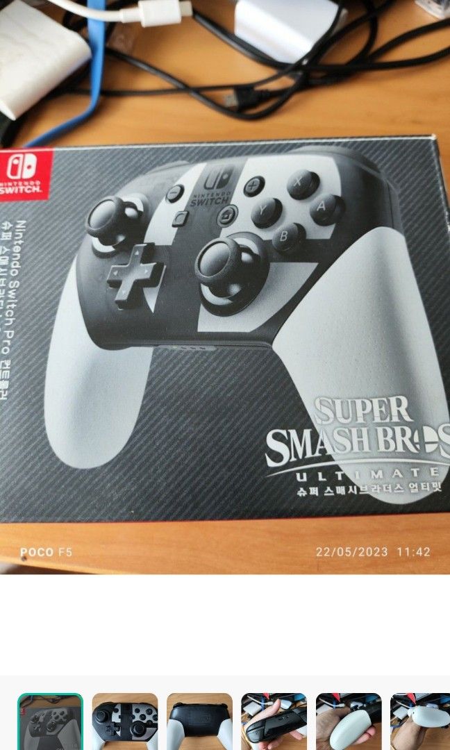 Authentic super smash bros edition Nintendo Switch pro controller ...