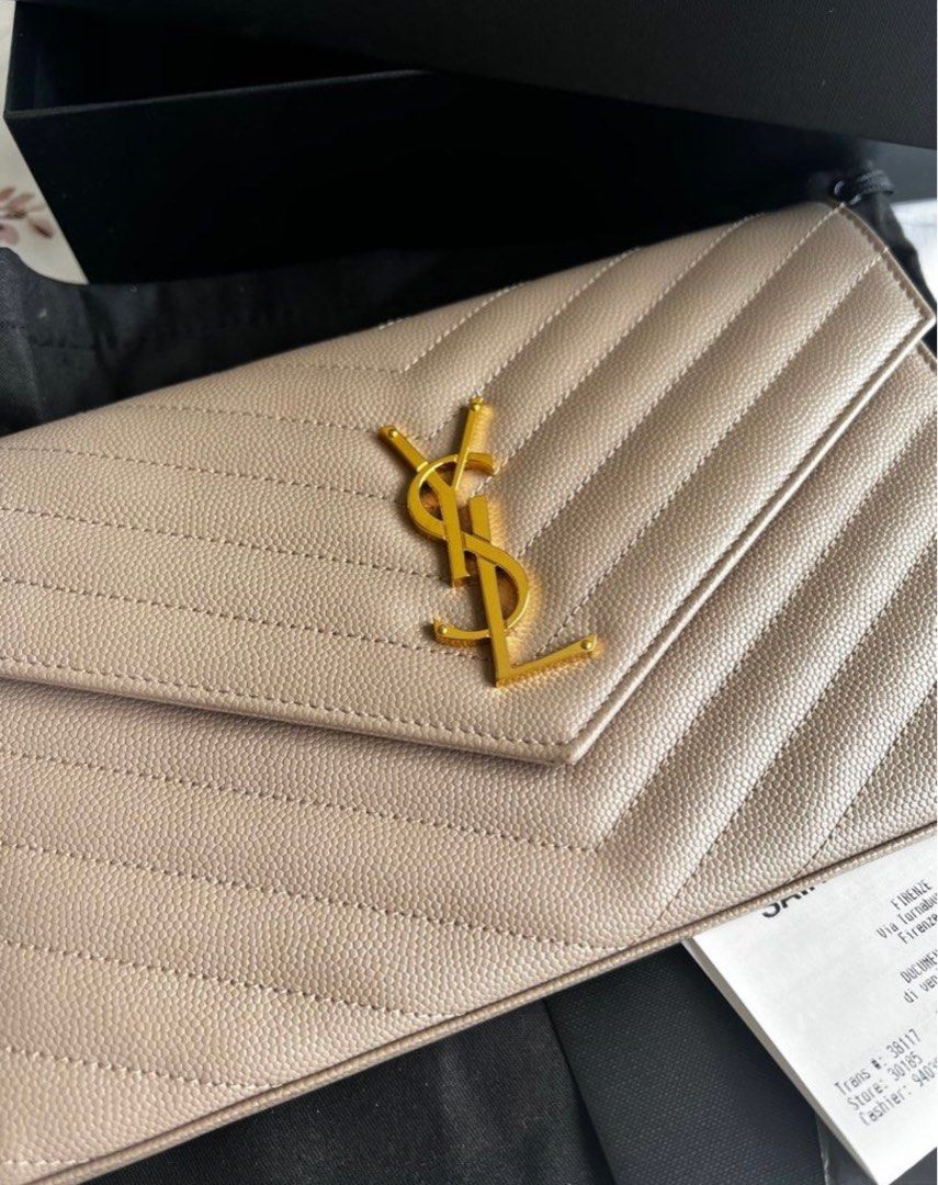 Authentic YSL WOC Classy Beige, Luxury, Bags & Wallets on Carousell