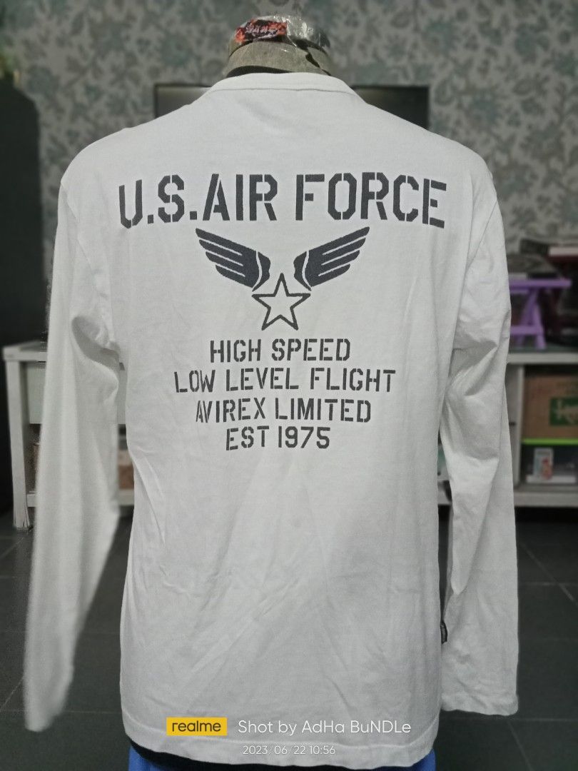 AVIREX US AIR FORCE, Men's Fashion, Tops & Sets, Tshirts & Polo Shirts ...
