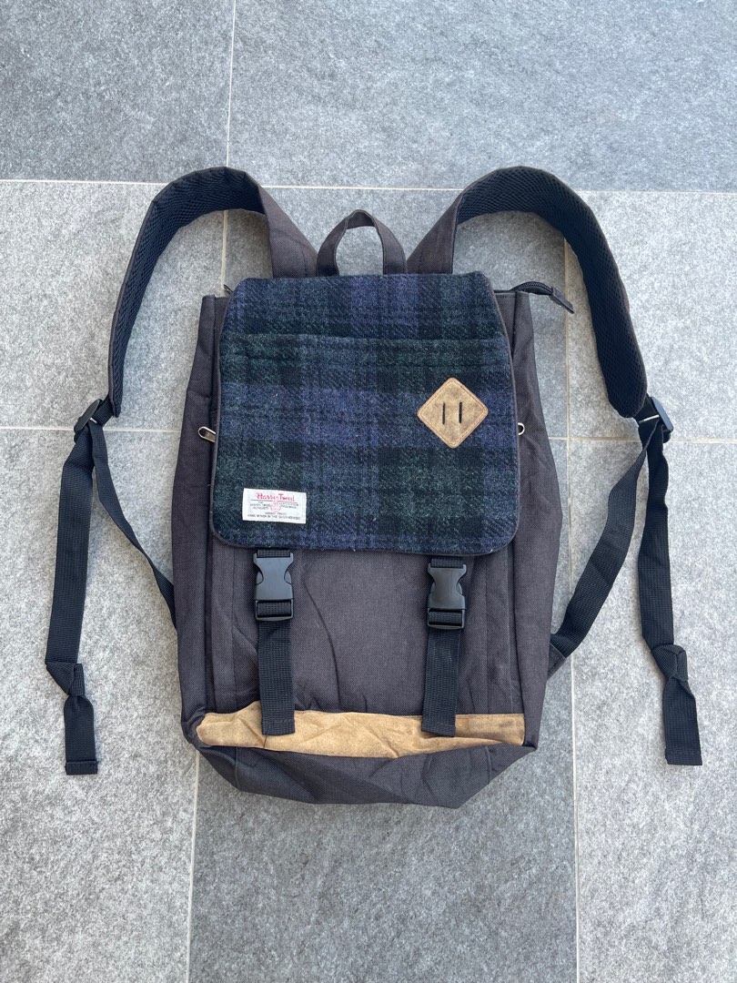Backpack harris tweed x closshi, Men's Fashion, Bags, Backpacks on ...