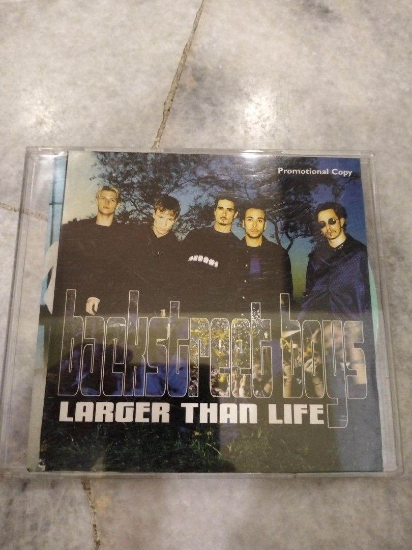 Backstreet boys Larger than life single, Hobbies & Toys, Music & Media ...