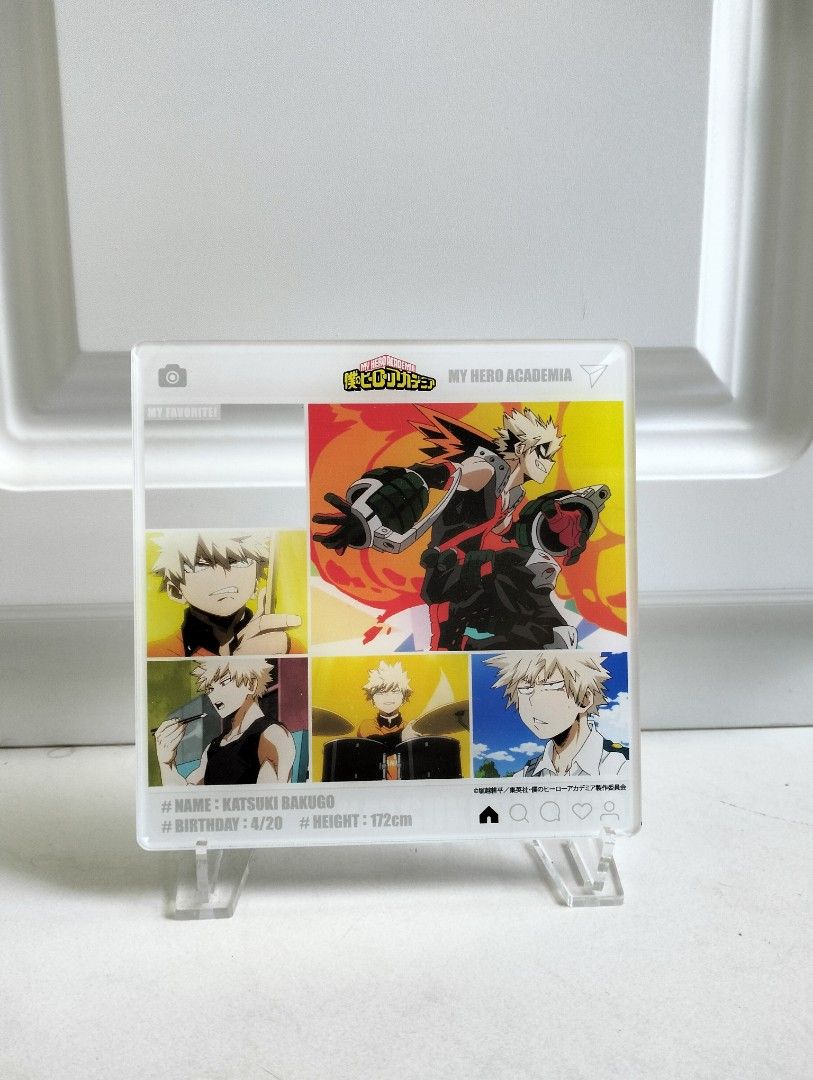 bakugo (MHA) display acrylic standee, Hobbies & Toys, Memorabilia ...
