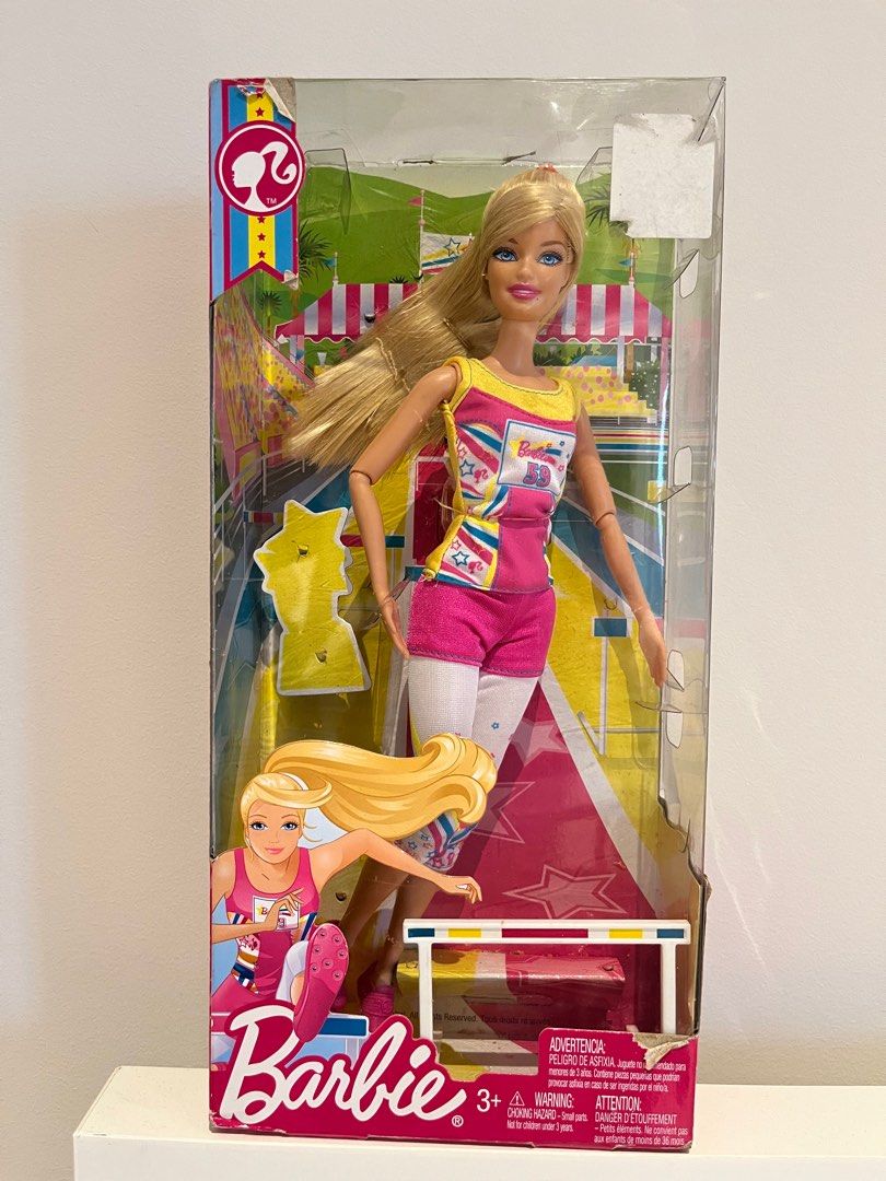 Barbie Track Champion Original, Hobbies & Toys, Toys & Games on Carousell