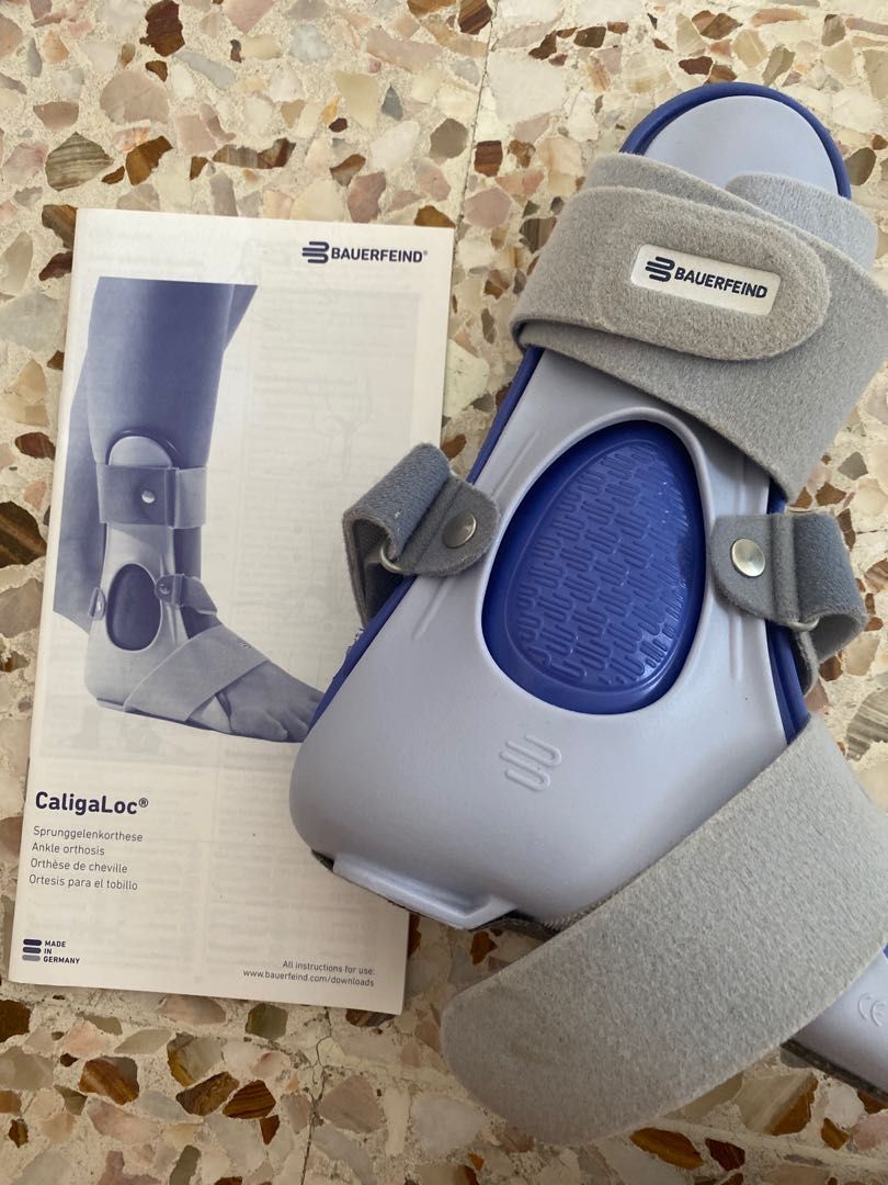 Bauerfeind brace (right foot), Health & Nutrition, Braces, Support ...