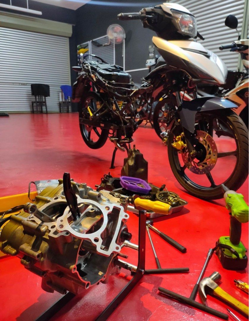 BIKE SERVICE SERVICING MAINTENANCE FOR YAMAHA HONDA SPARK 135 X1R JUPITER MX SNIPER MX MX KING ...