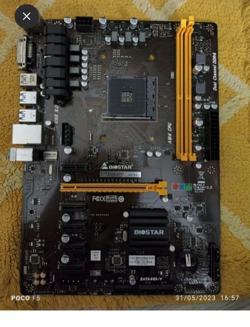 Biostar ta320-btc motherboard bio star desktop pc computer, Computers ...