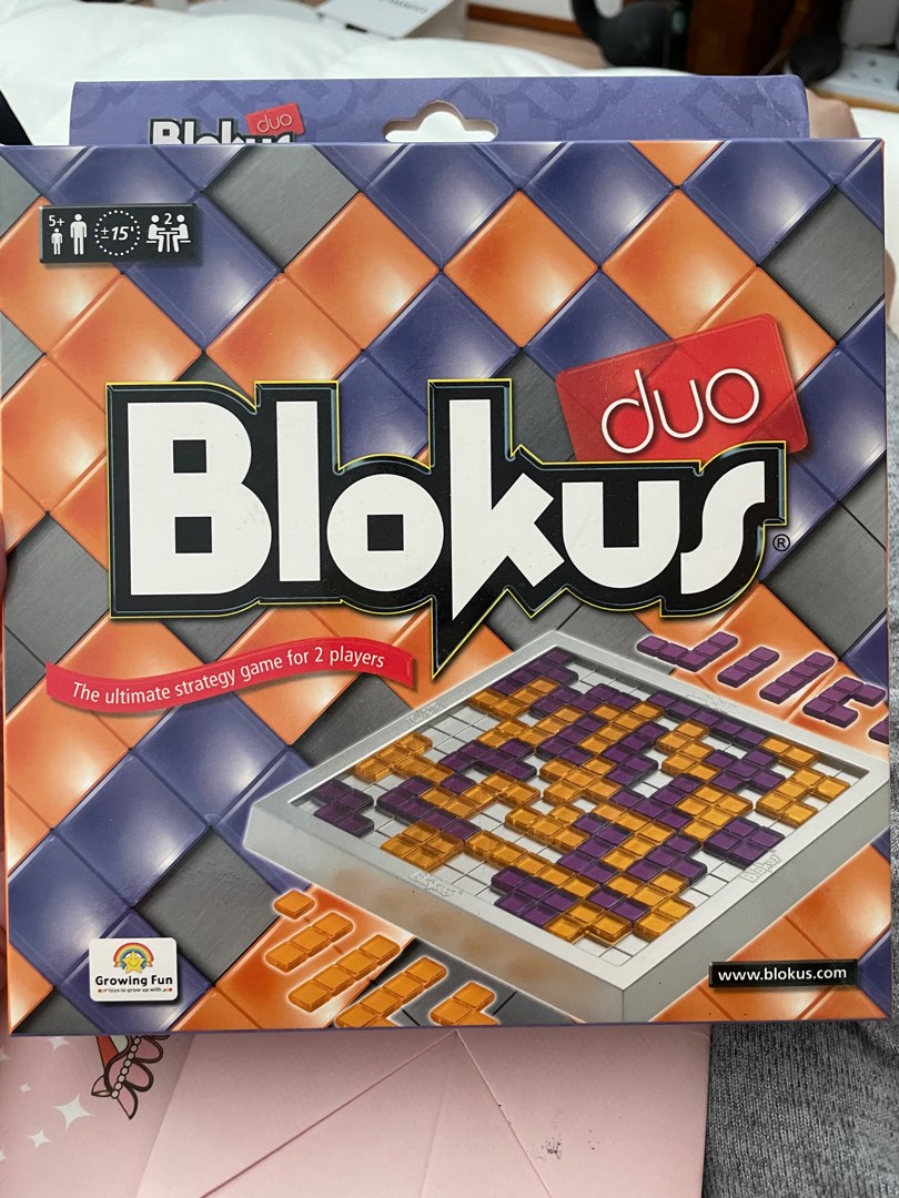 Blokus Duo Boardgame, Hobbies & Toys, Toys & Games on Carousell