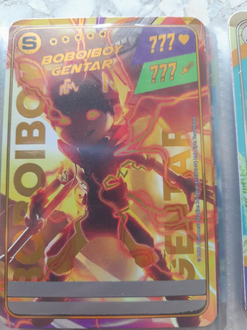 Boboiboy gentar SPECIAL EDITION CARD, Hobbies & Toys, Toys & Games on ...