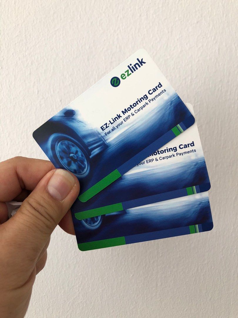 Brand New Ez-link motoring cash card (Expiry in 2029) for MRT and ERP ...