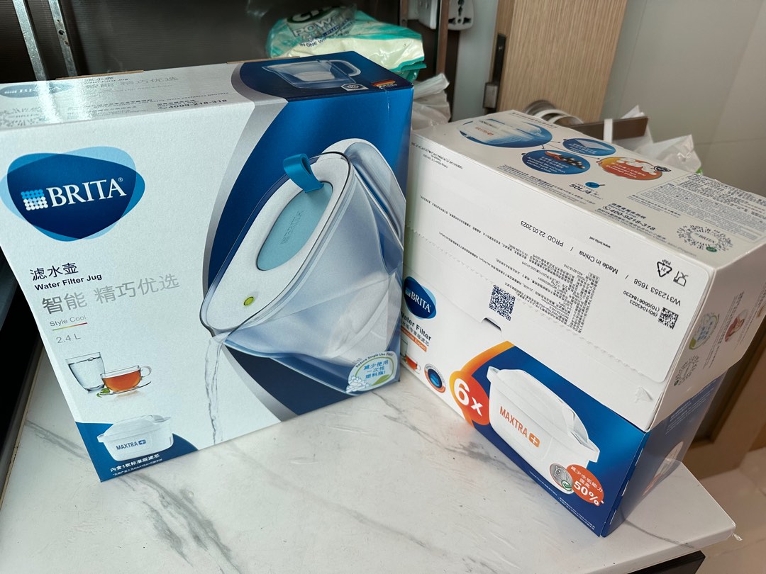 brand new not opened Brita 2.4L filter set, Furniture & Home Living ...