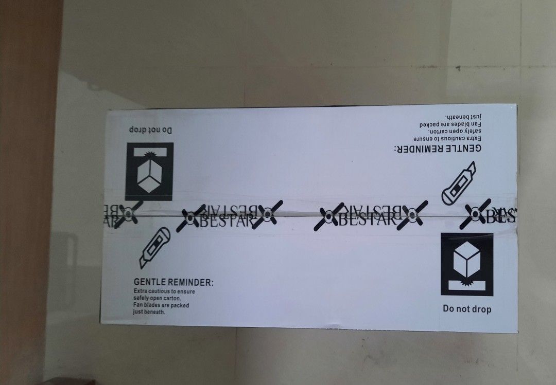 Brand New Sealed 48" Bestar Ceiling Room Living Bed Fan Black BTO ...