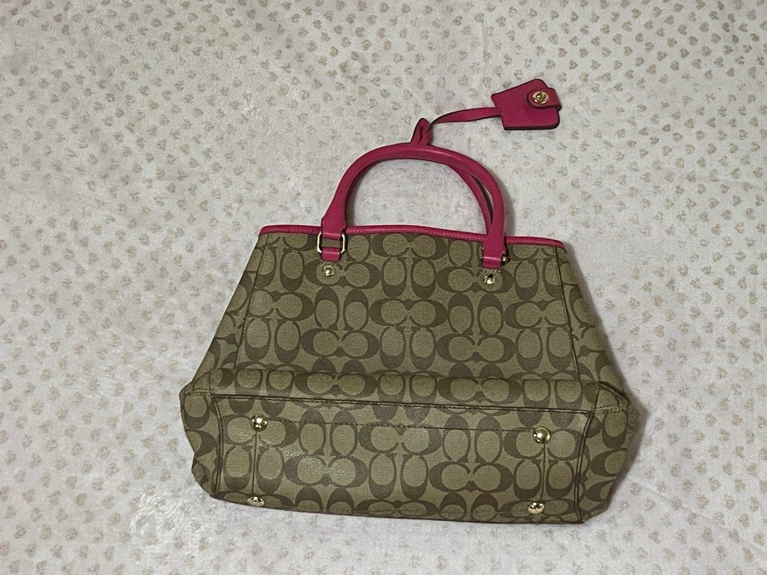 Brown Coach bag on Carousell
