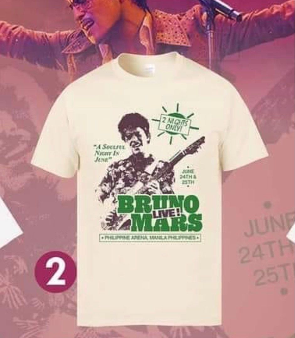 Bruno Mars Official Merch Pasabuy on Carousell