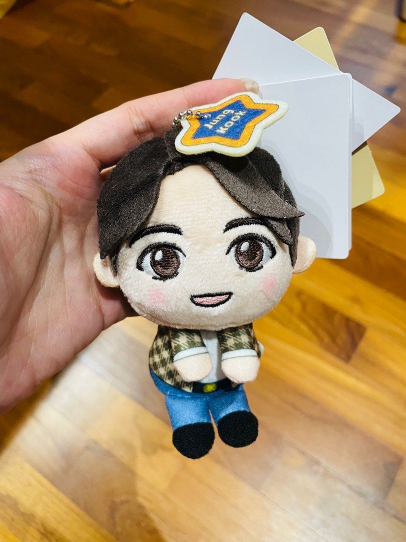 BTS Tiny Tan Dynamite authentic plush keychain (j-hope, jimin, jung kook, RM, suga, V), Hobbies ...