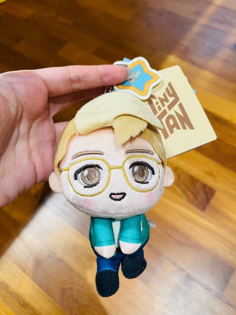 BTS Tiny Tan Dynamite authentic plush keychain (j-hope, jimin, jung kook, RM, suga, V), Hobbies ...