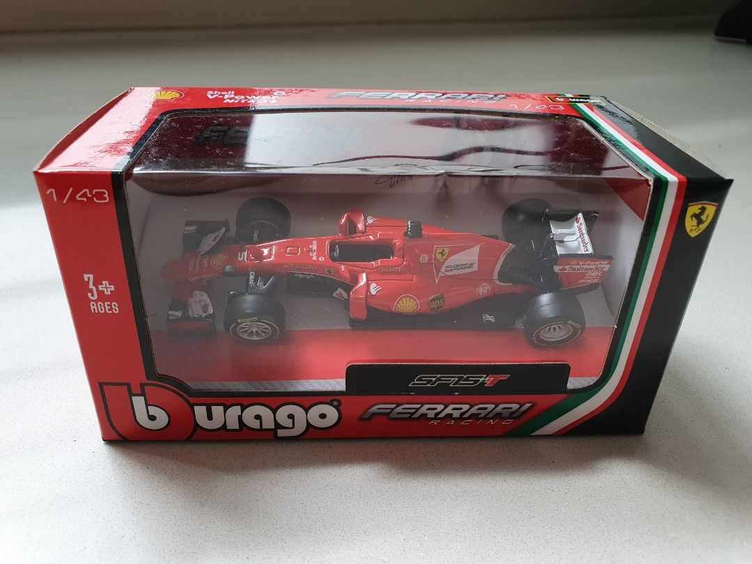 Burago Ferrari Racing 1:43 SF15-T Scale Model, Hobbies & Toys ...