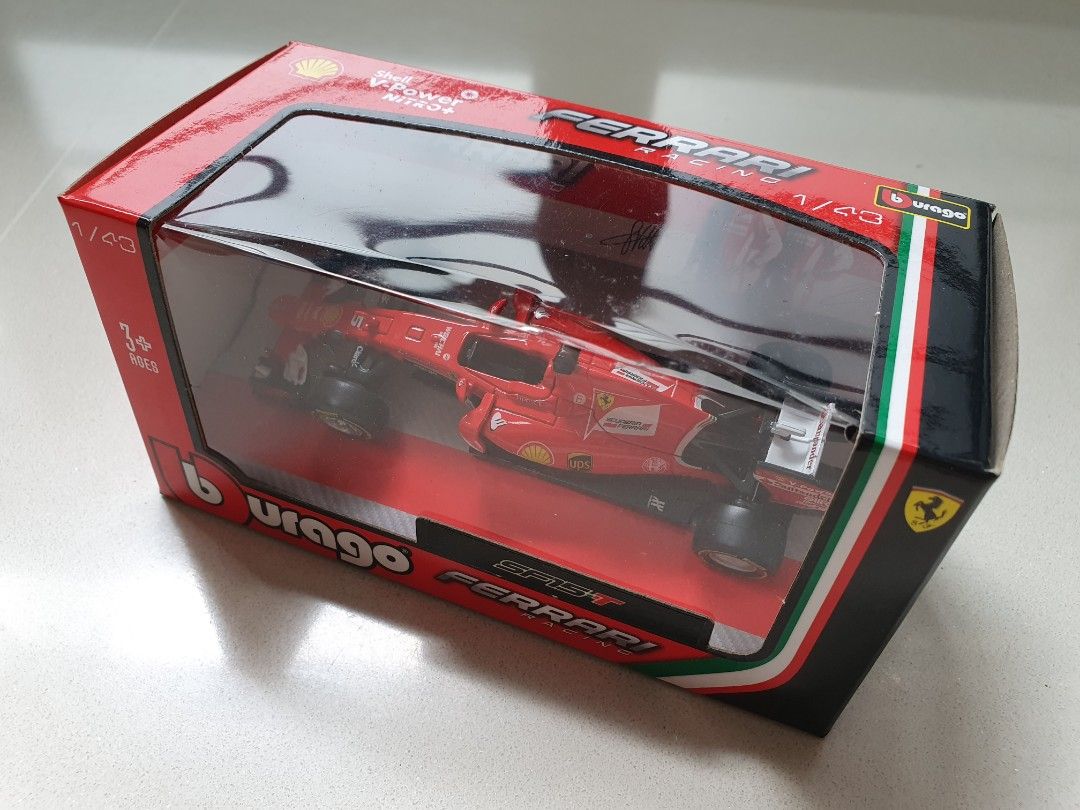 Burago Ferrari Racing 1:43 SF15-T Scale Model, Hobbies & Toys ...