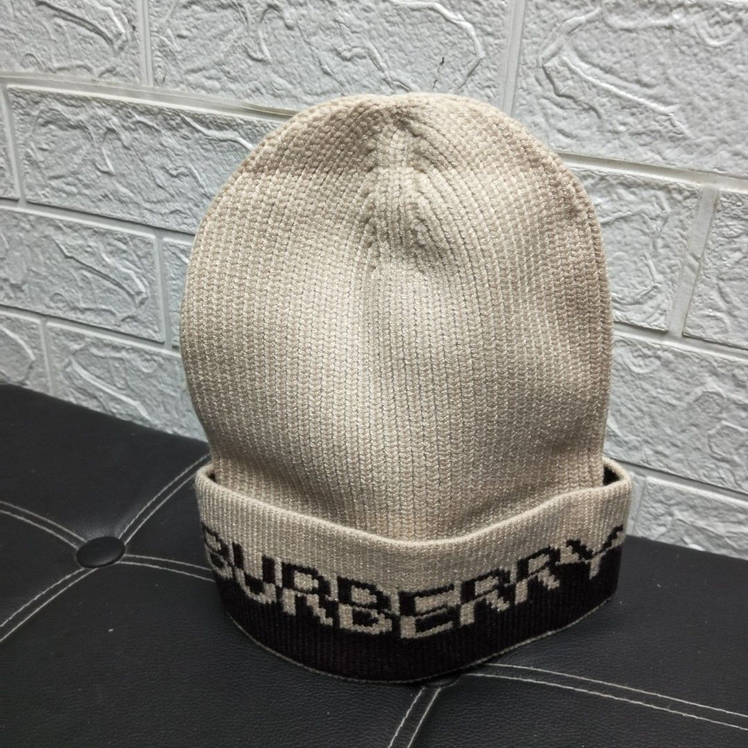 Burberry Beanie Hat, Women's Fashion, Watches & Accessories, Hats ...