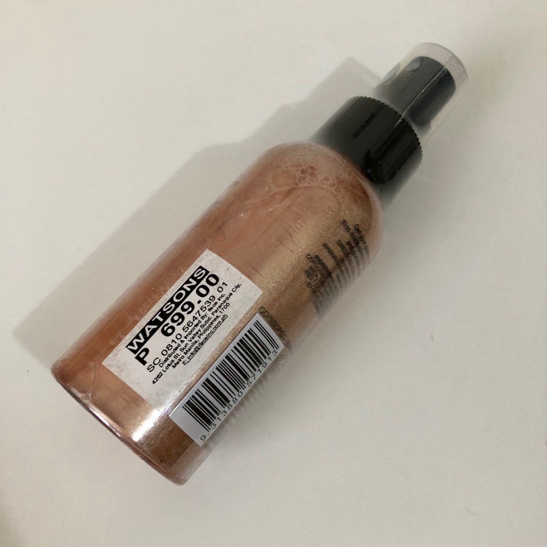 BYS Glow Mist Makeup Spray Golden Shade Glowing 70ml on Carousell