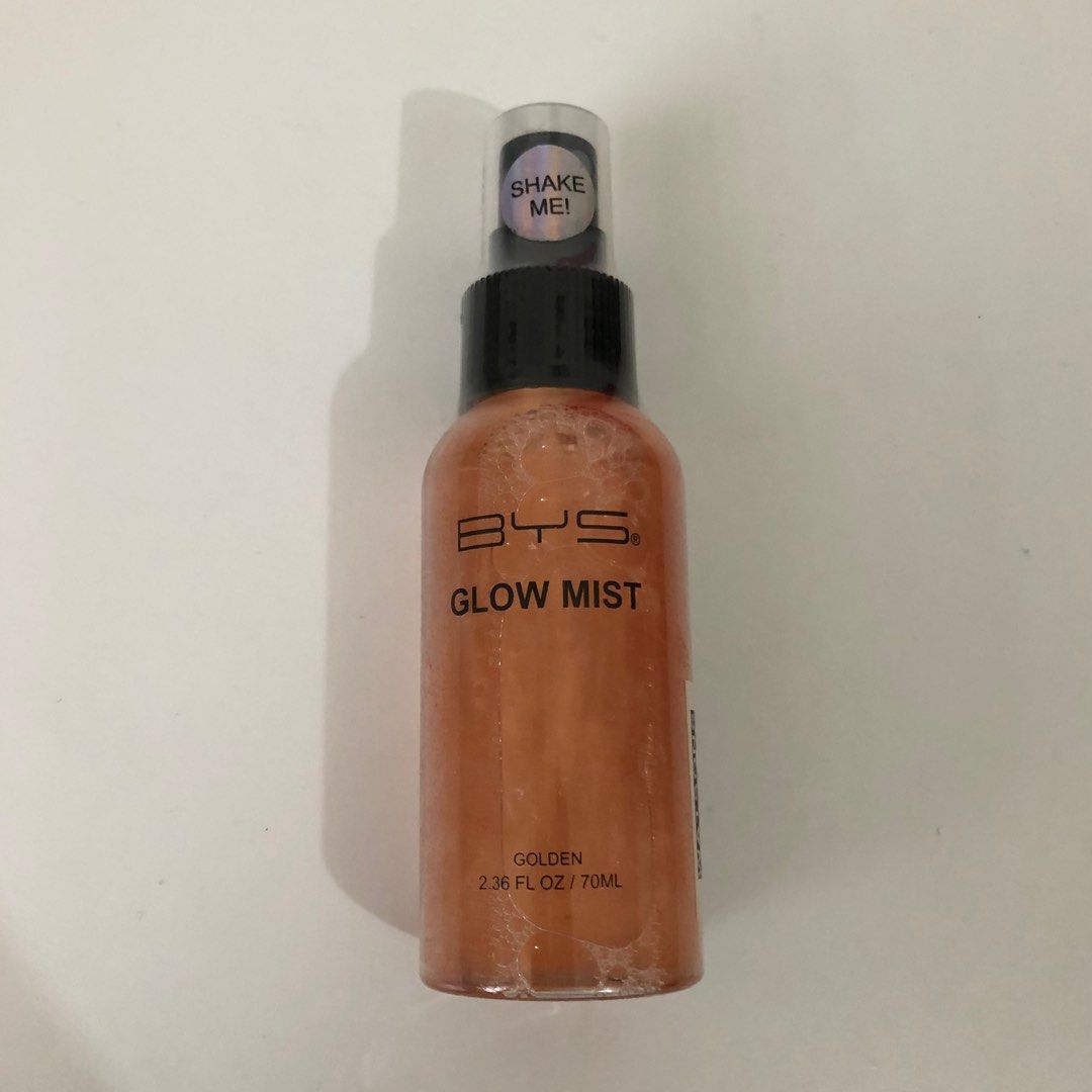 BYS Glow Mist Makeup Spray Golden Shade Glowing 70ml, Beauty & Personal ...
