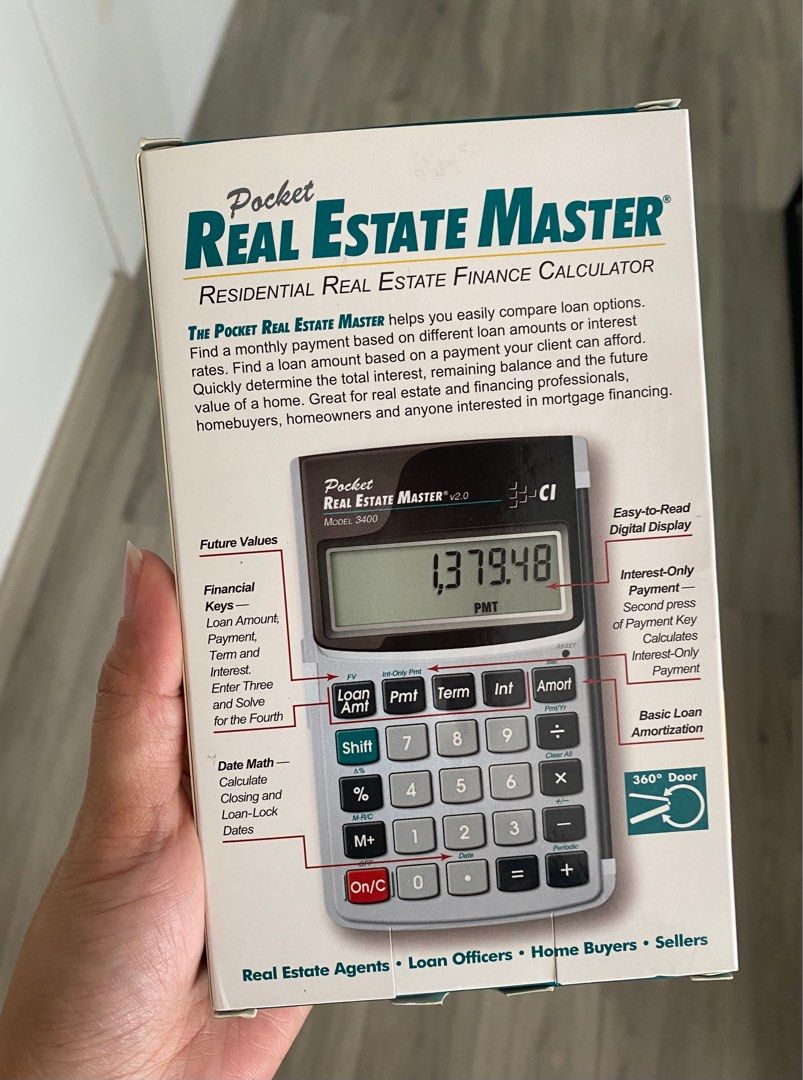 Calculated Industries 3400 Pocket Real Estate Master Financial ...