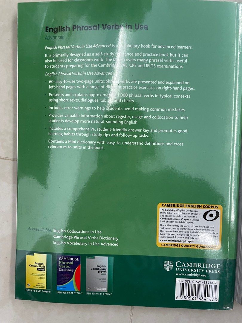 cambridge english phrasal verbs and vocabulary in use, Hobbies & Toys ...