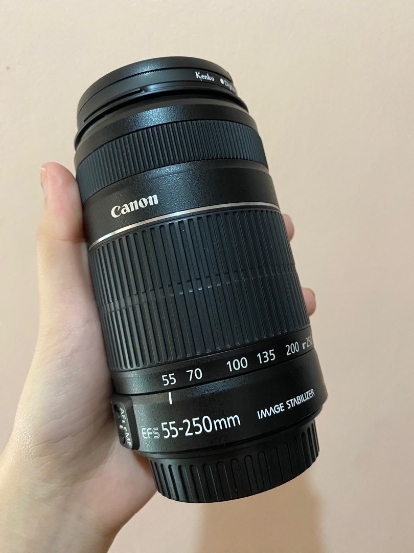 CANON ZOOM LENS EF-S 55-250mm, Photography, Lens & Kits on Carousell