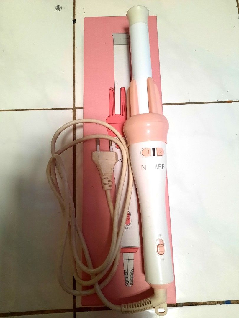 Catokan Curly Otomatis NVMEE, Kesehatan & Kecantikan, Perawatan Rambut ...