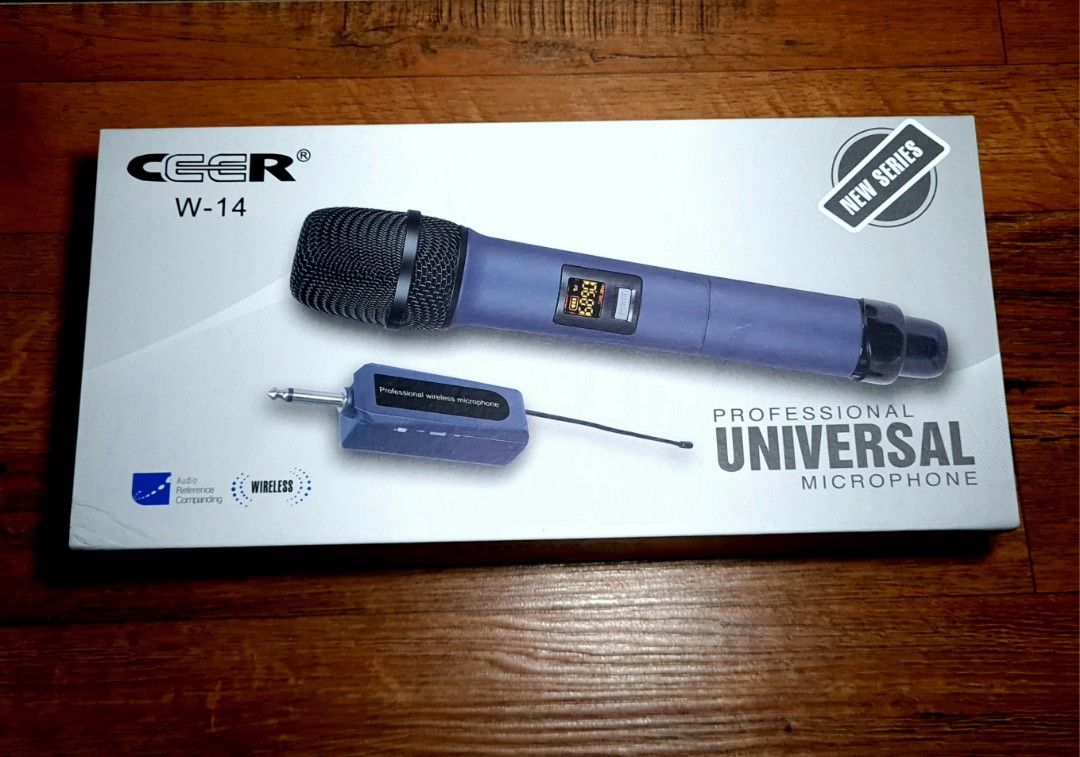 CEER W-14 wireless microphone, Audio, Microphones on Carousell