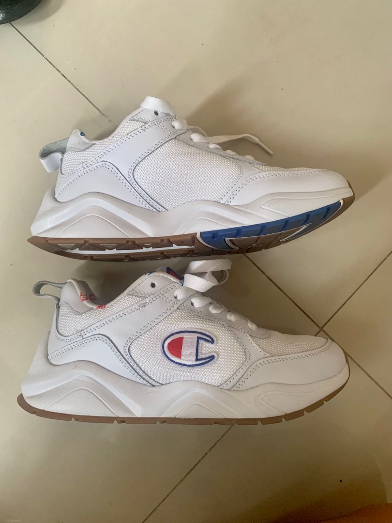 Champion 93eighteen White sneakers, Women's Fashion, Footwear, Sneakers ...
