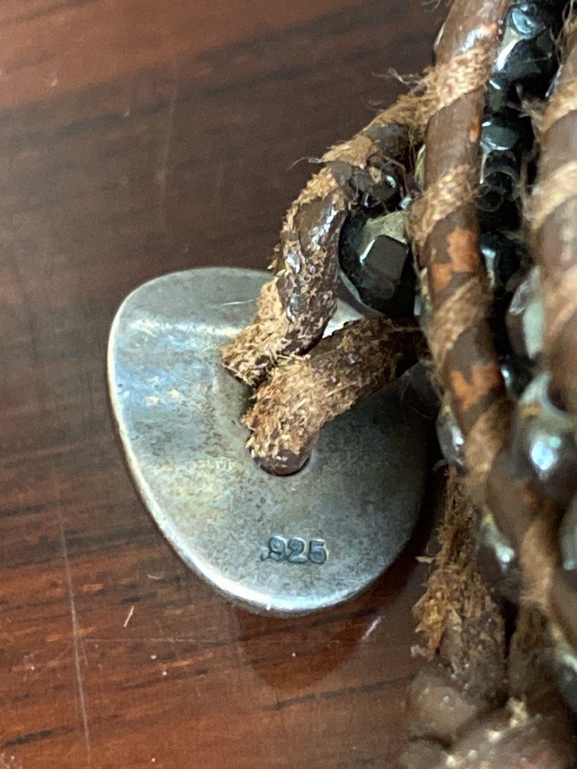 Chan Luu Belt .925 Silver Hallmark,Onyx stone and Leather , Waistline ...