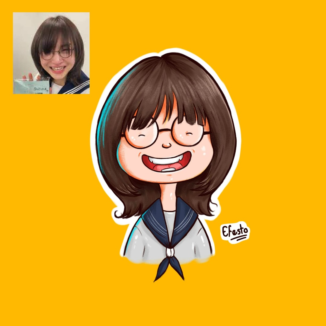 Chibi Caricature Cartoon Service, Hobbies & Toys, Stationery & Craft ...