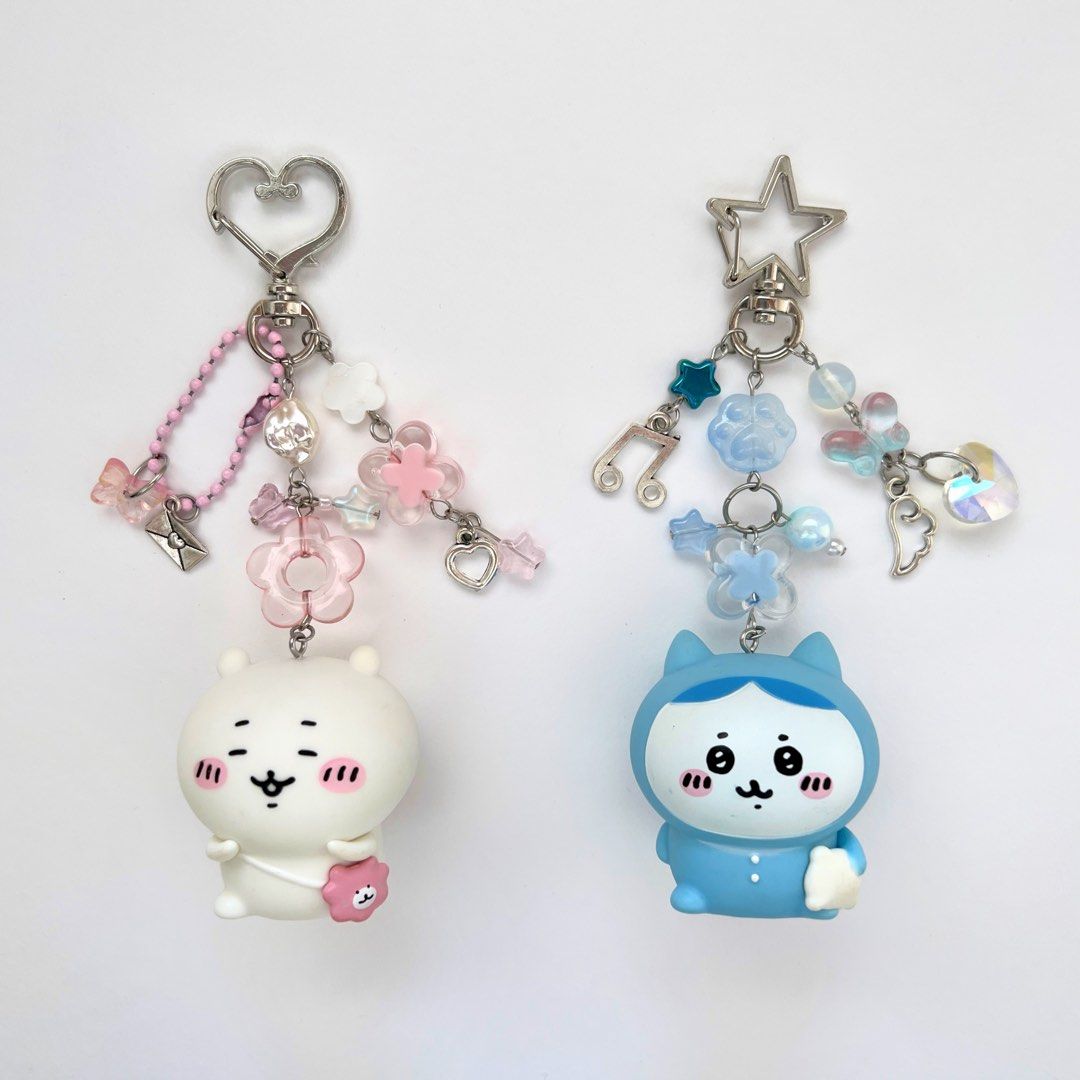 chiikawa beaded keychains, Hobbies & Toys, Toys & Games on Carousell