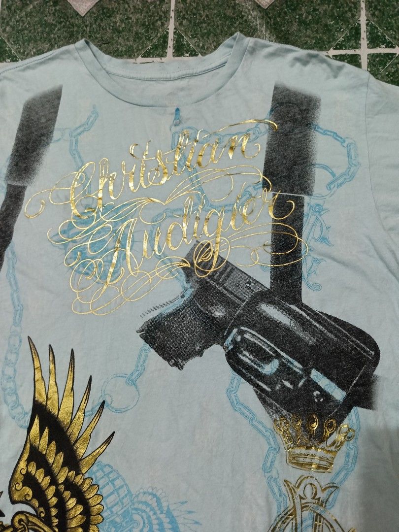 Christian Audigier, Men's Fashion, Tops & Sets, Tshirts & Polo Shirts ...