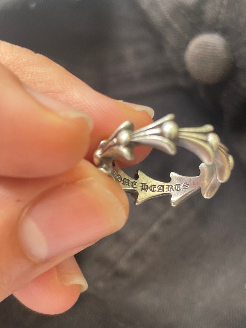 Chrome hearts crocs tail rings us5, 名牌, 飾物及配件 - Carousell