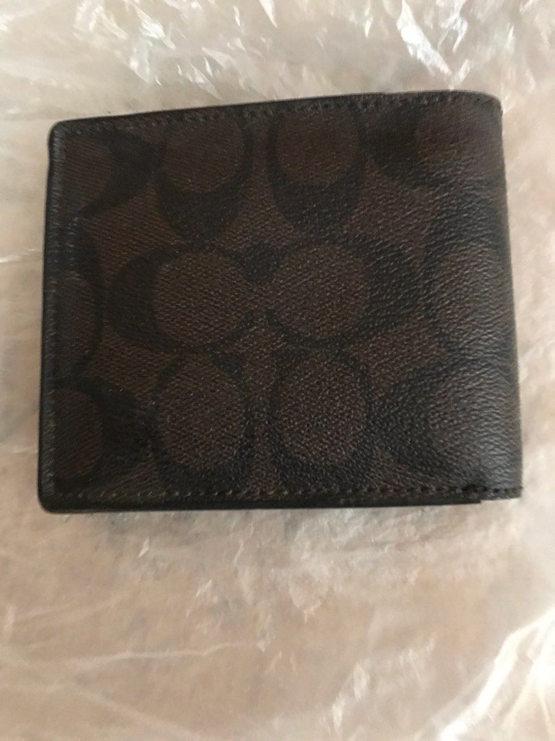 Coach Men wallet, Men's Fashion, Watches & Accessories, Wallets & Card ...