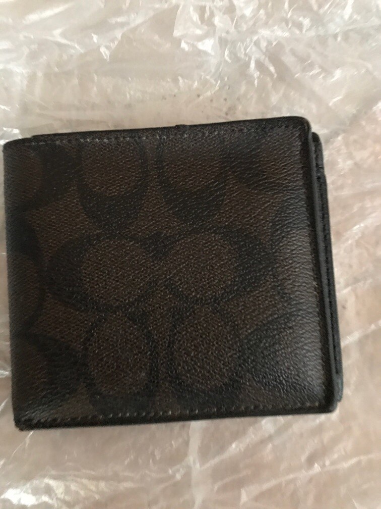 Coach Men wallet, Men's Fashion, Watches & Accessories, Wallets & Card ...