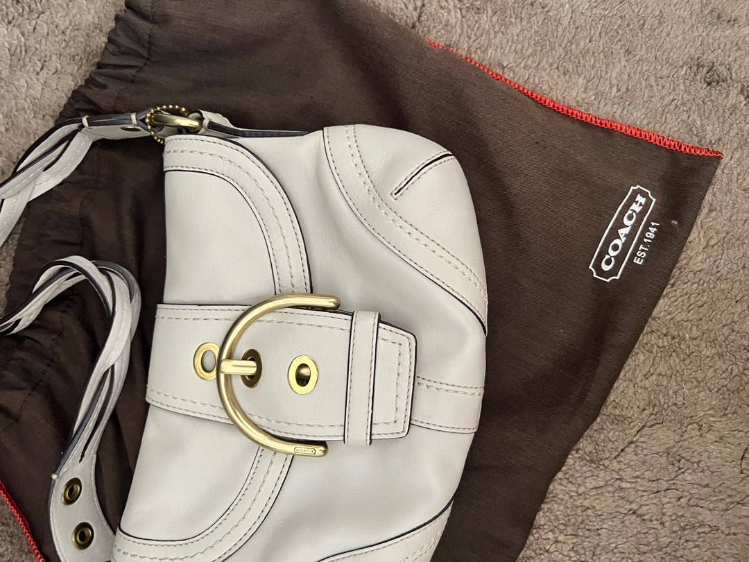 Coach Mini Shoulder Bag | white on Carousell