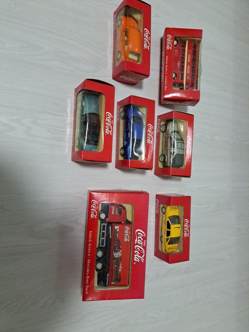 Coca Cola Vehicles Collection, Hobbies & Toys, Toys & Games on Carousell