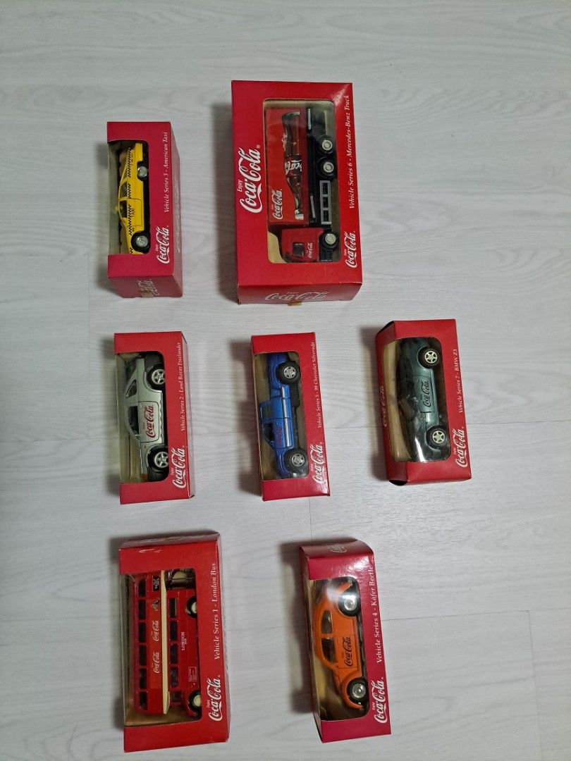 Coca Cola Vehicles Collection, Hobbies & Toys, Toys & Games on Carousell