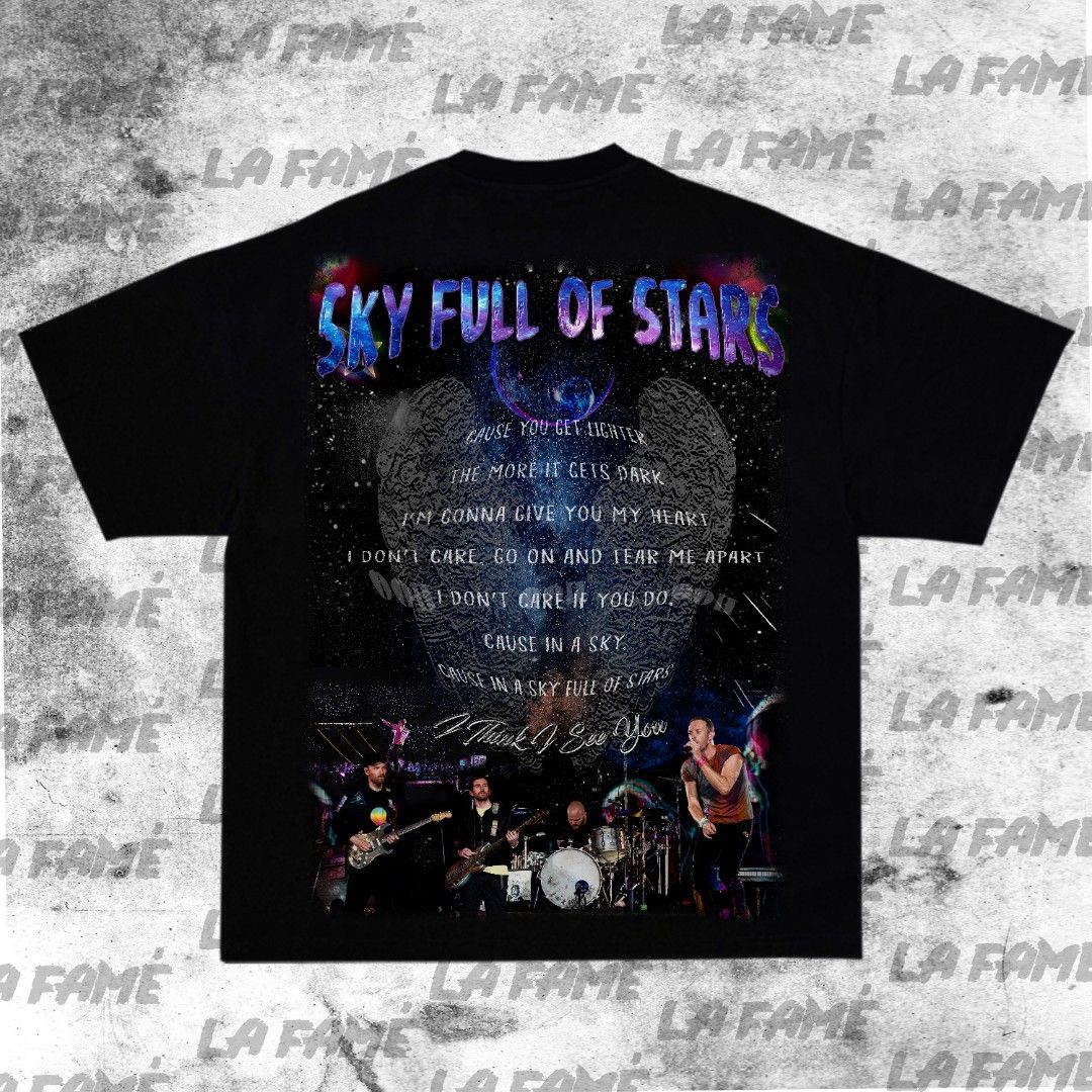 COLDPLAY CONCERT TEE, Men's Fashion, Tops & Sets, Tshirts & Polo Shirts ...