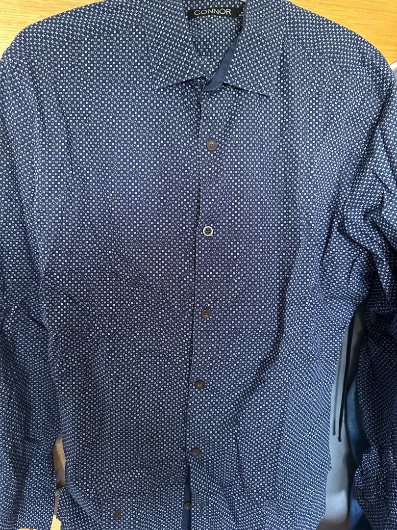 Connor Shirt, Men's Fashion, Tops & Sets, Formal Shirts on Carousell