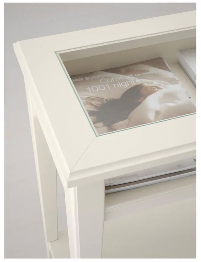 Console Table LIATORP IKEA - White/Glass, Furniture & Home Living ...
