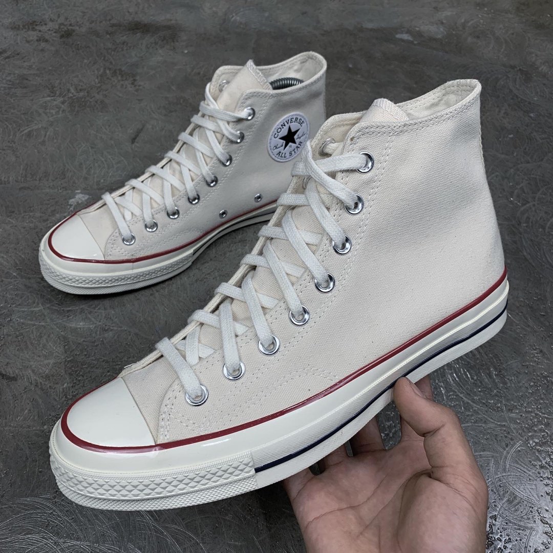 Converse Chuck Taylor 70 hi parchment, Fesyen Pria, Sepatu , Sneakers ...